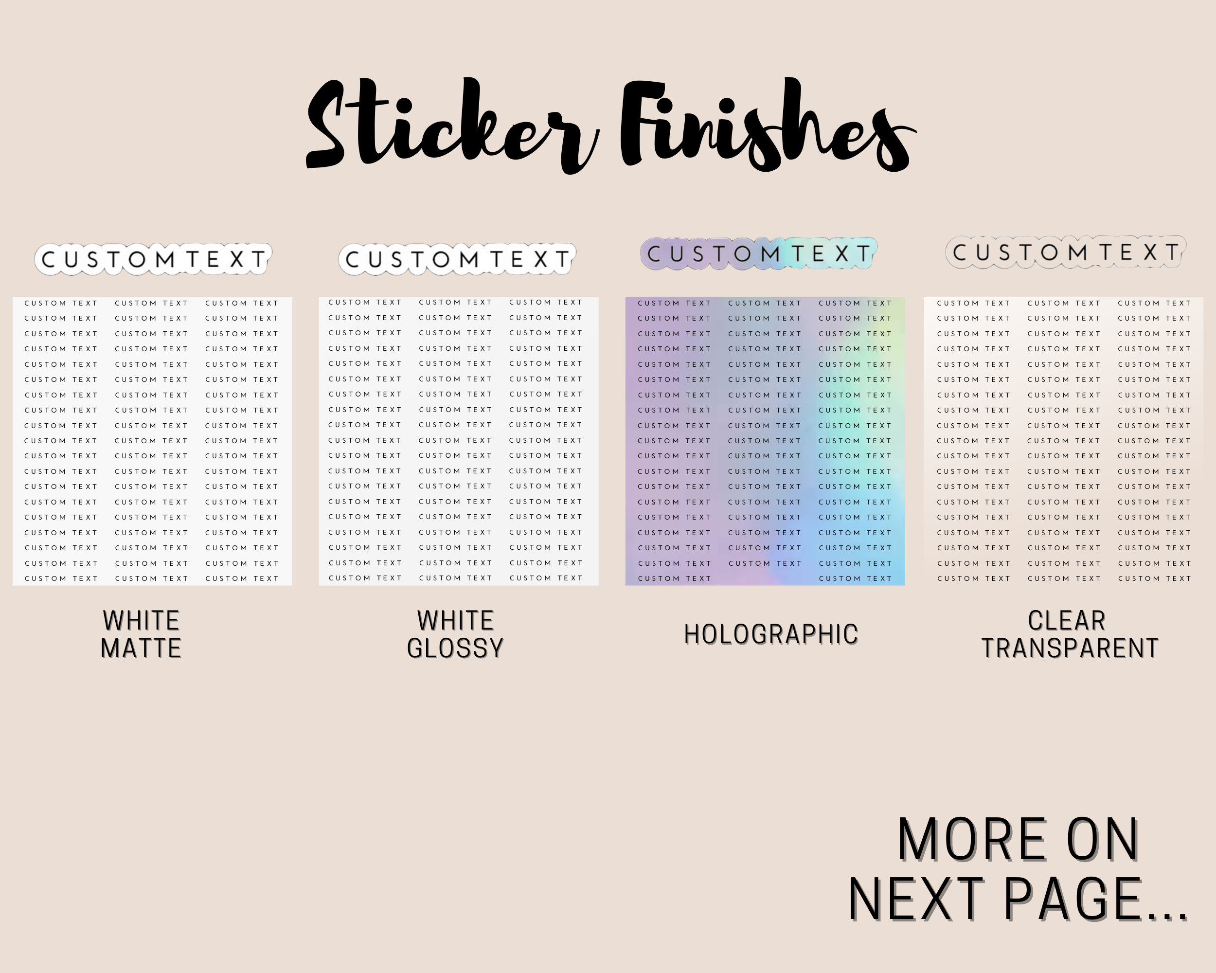 Custom Stickers | Kiss-cut Sticker Sheets, Mini Planner Stickers ...