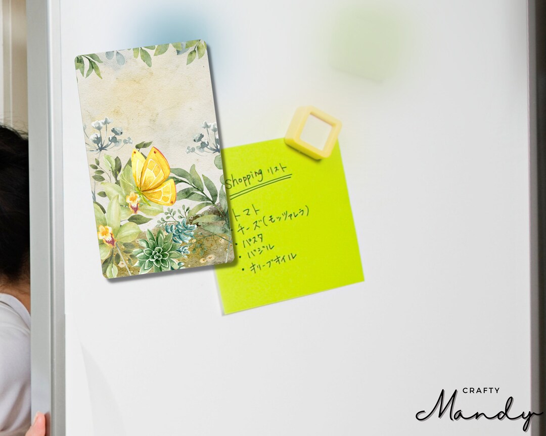 BOTANICAL Garden Magnet | Fridge Magnet | Floral Garden | Gift for Her ...