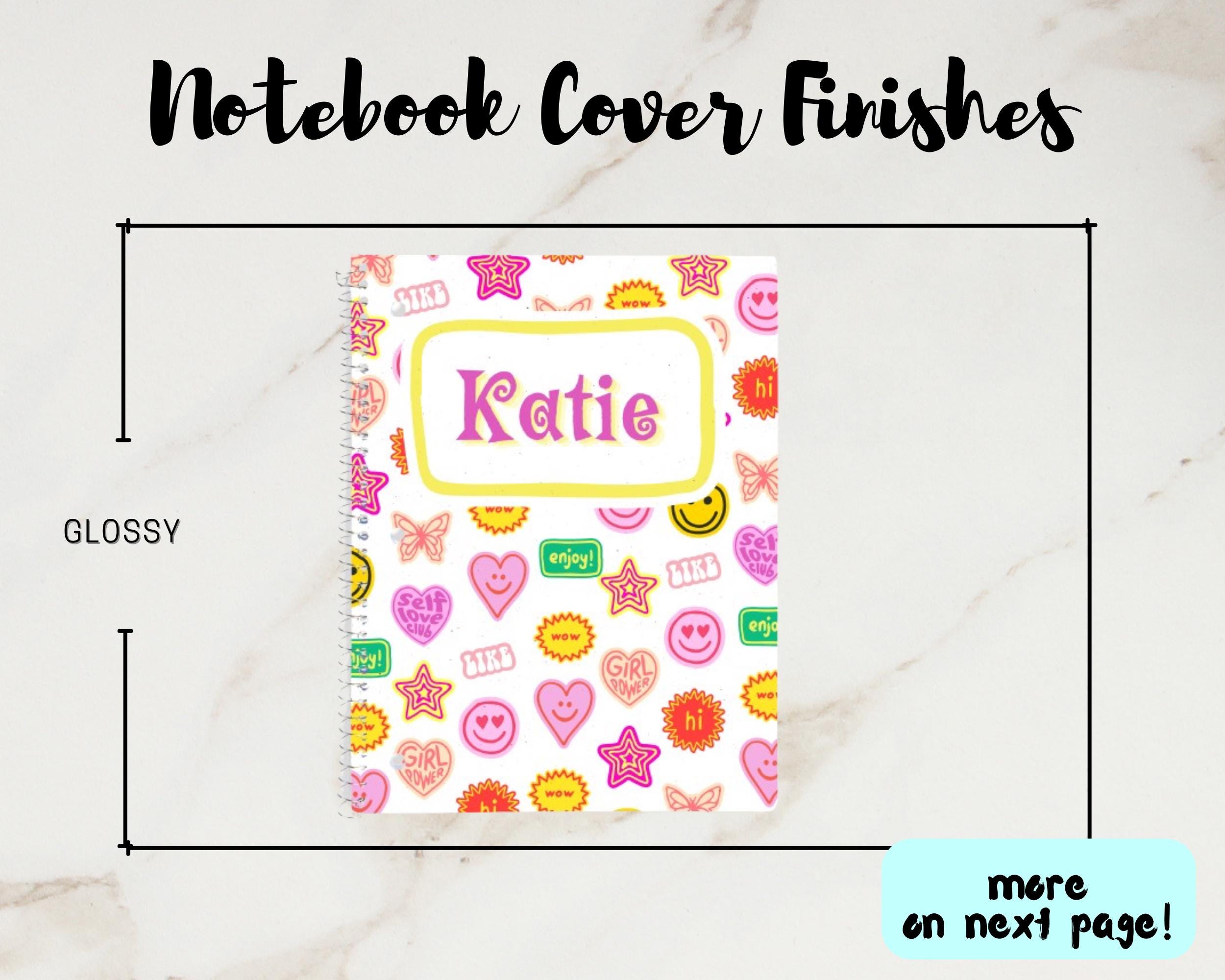 Colorful Sticker Emojis Notebook, Spiral Notebook, Sticker Notebook ...