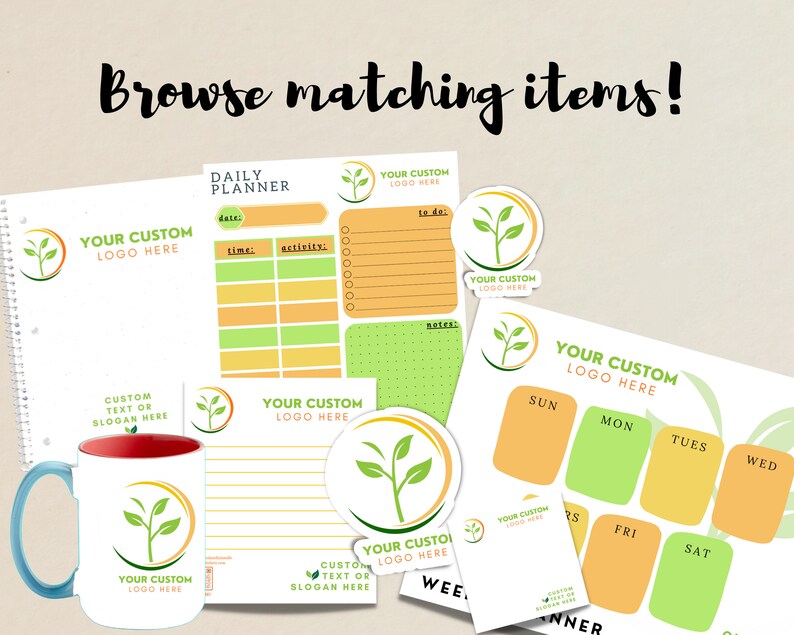 Custom Branded Logo Notepad - Lined Notepad - Memo Pad - Corporate ...