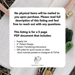 Hand Embroidery Stitch Sampler 3, PDF Pattern Instant Download ...