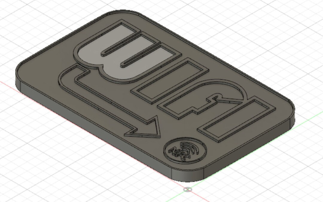 Digital Download: 3D Printable Retro NFC Wifi Sign – Stylish ...