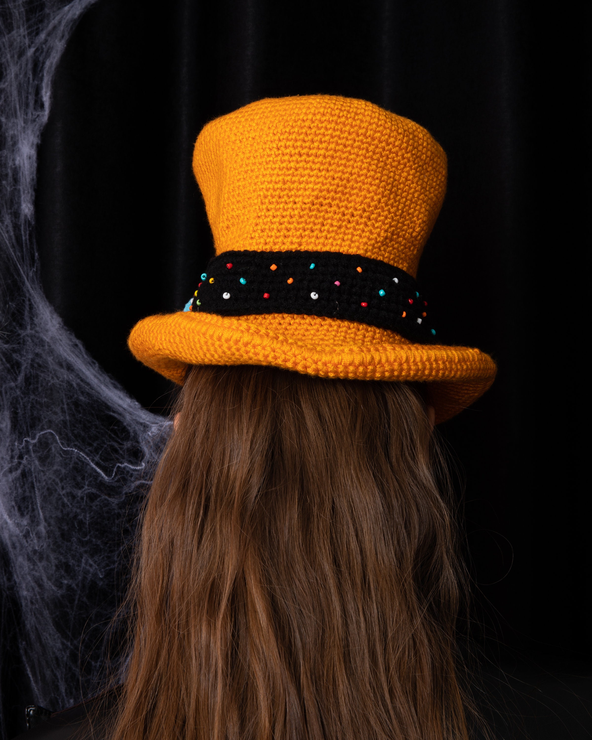 Crochet Halloween Top Hat,unique Gifts for Halloween,costume Top Hats ...