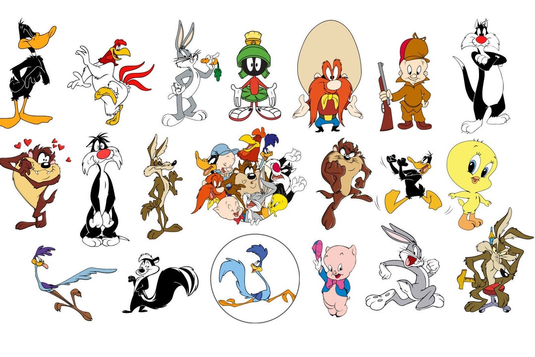 20 Piece Looney Tunes Png. - Etsy