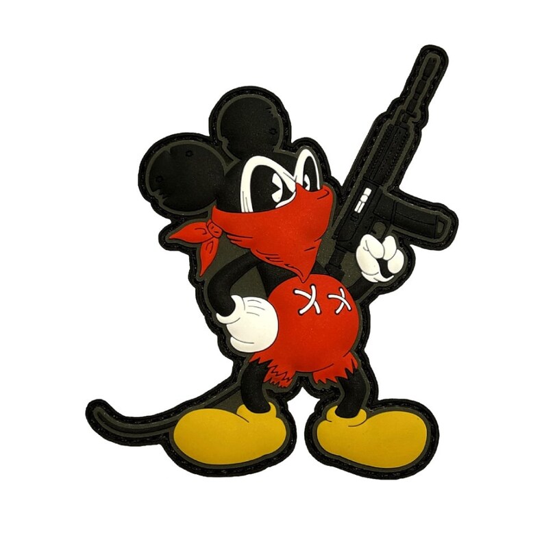 Mickey Mouse Rogue Rodent Armed and Dangerous Morale Patch - Etsy