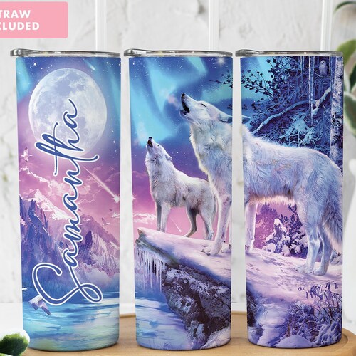Wolf Tumbler Personalized Wolf Gifts Wolf Cup Wolf Gift for - Etsy