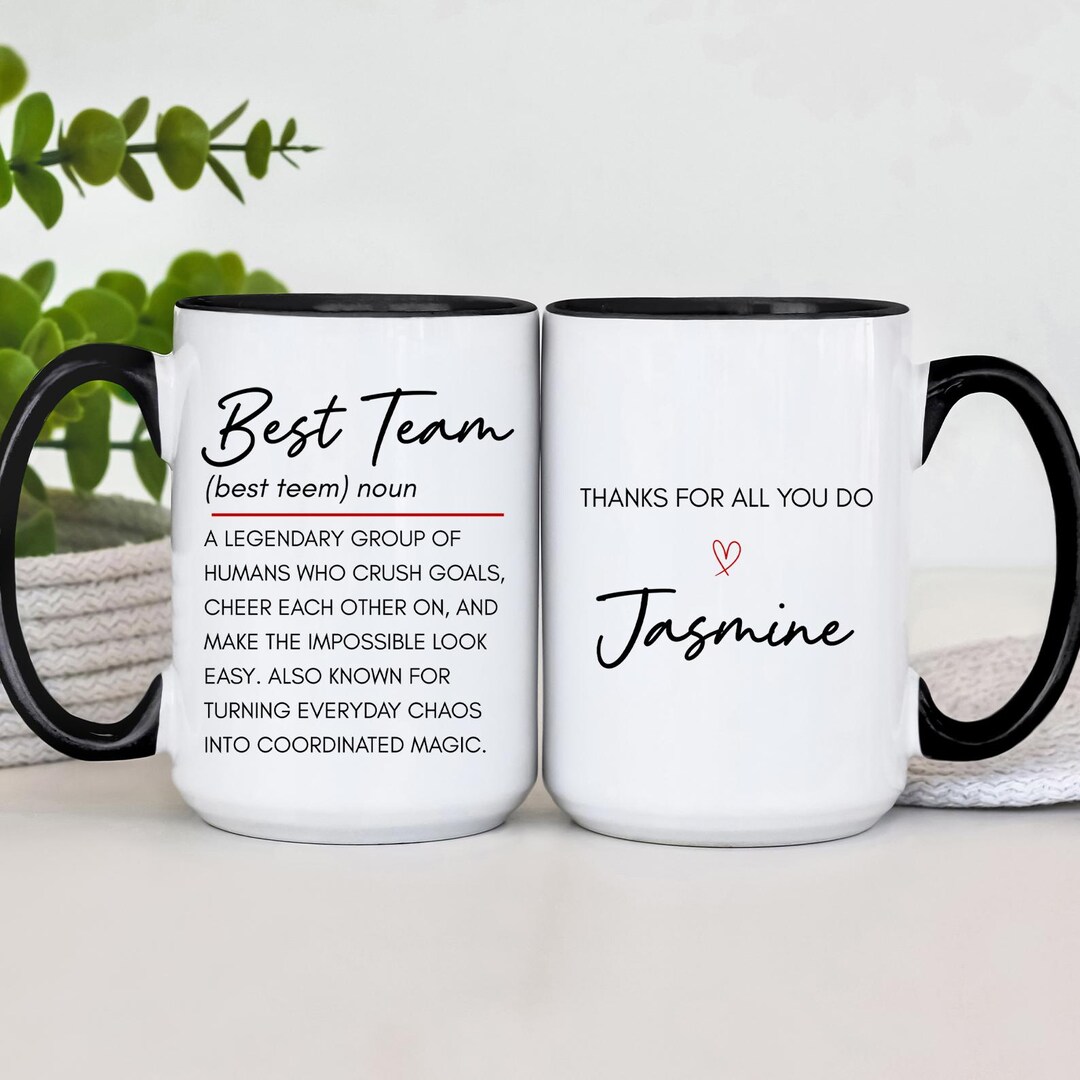 Best Team Ever Coffee Mug, Best Team Gift (TM-HA4KFS12) - Etsy