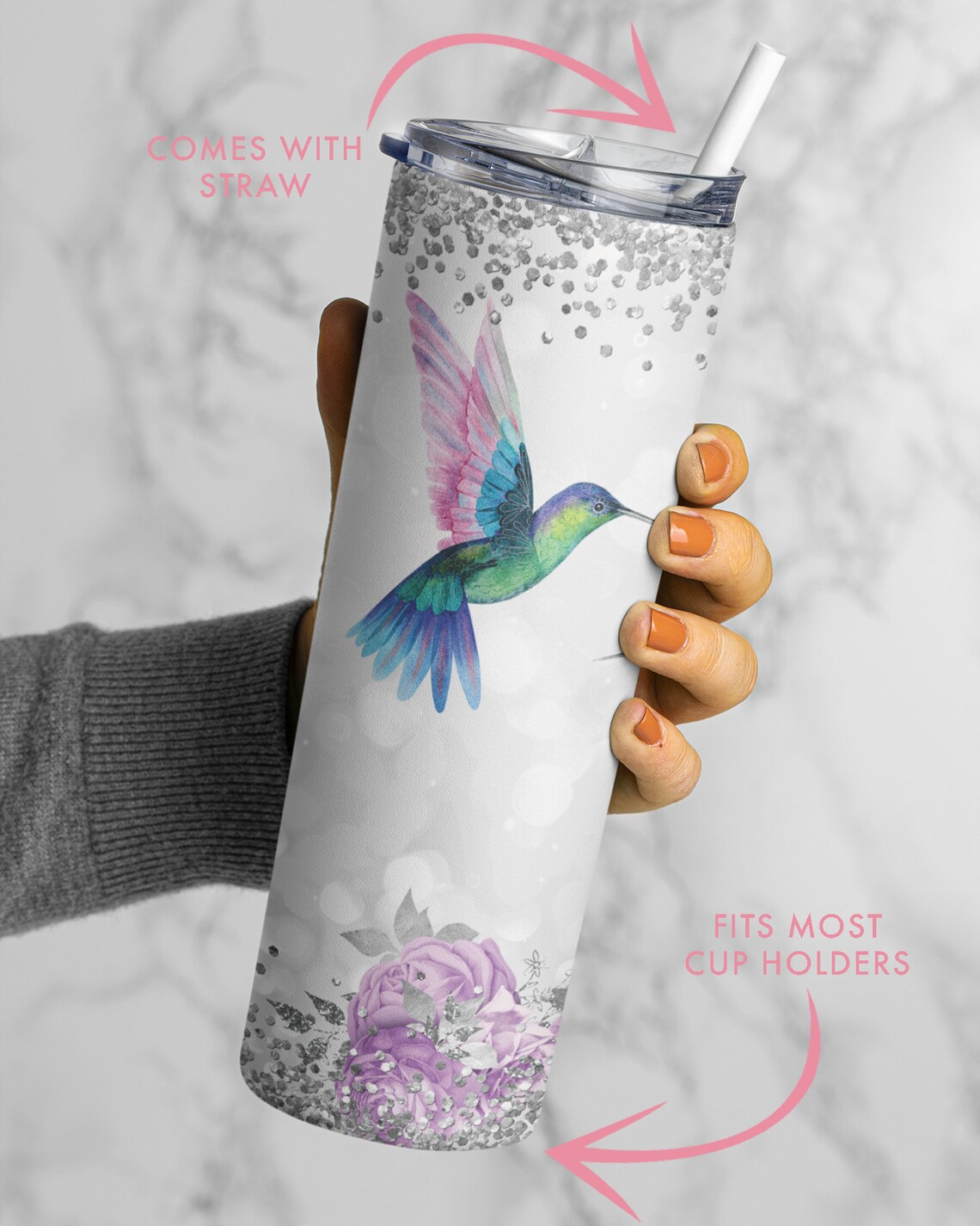 Hummingbird Tumbler, Hummingbird Gifts, Hummingbird Cup, Hummingbird ...