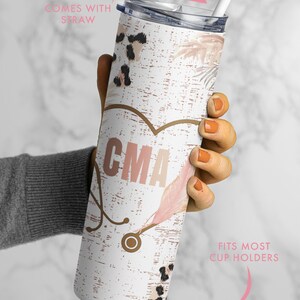 CMA Tumbler Personalized, CMA Gift, CMA Tumbler Cup With Straw, Cma ...