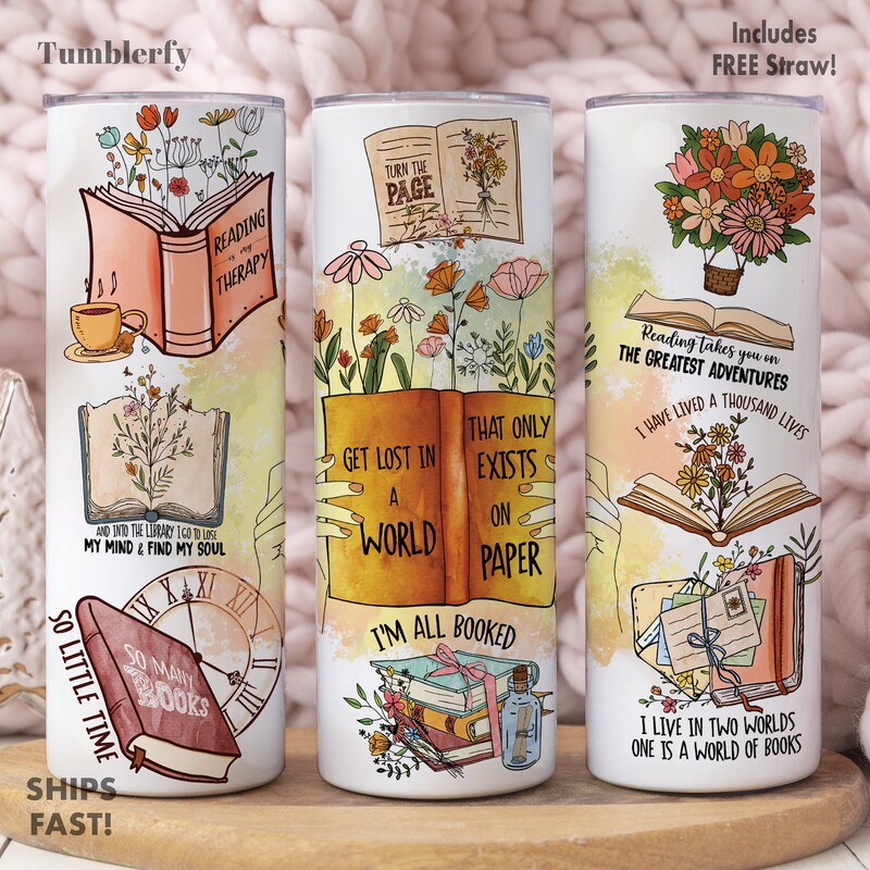 Book Lover Cup - Etsy