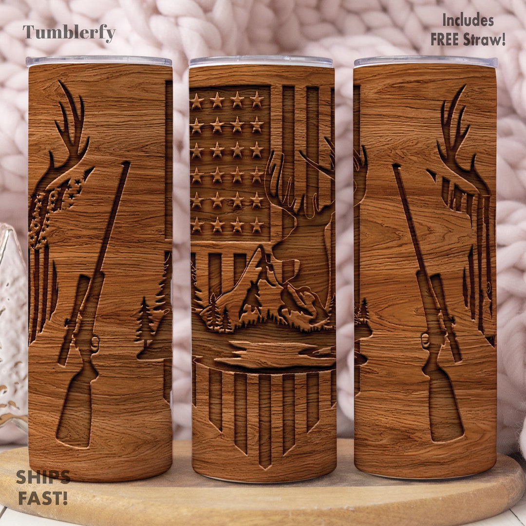 Hunting Gifts for Men, Deer Hunting Tumbler, Deer Hunting Gift, Hunting ...