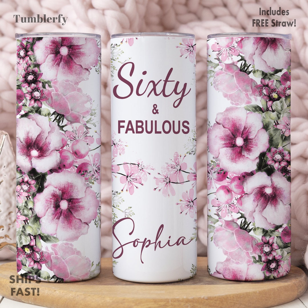 Sixty and Fabulous Cup Personalized, Sixty and Fabulous Gifts, 60th ...