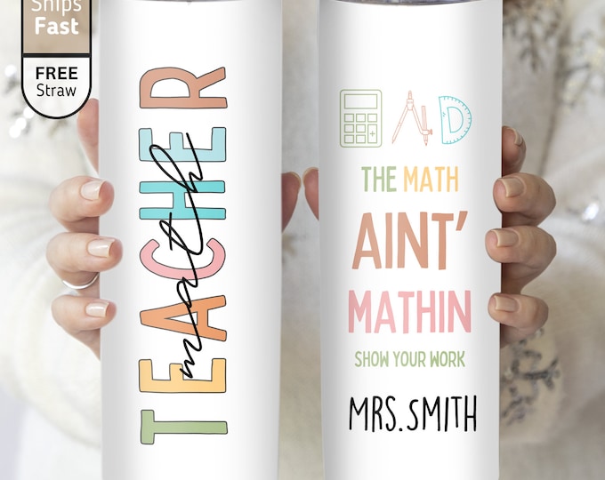 It's a Good Day to Do Math, Math Teacher Tumbler, Math Teacher Gift ...