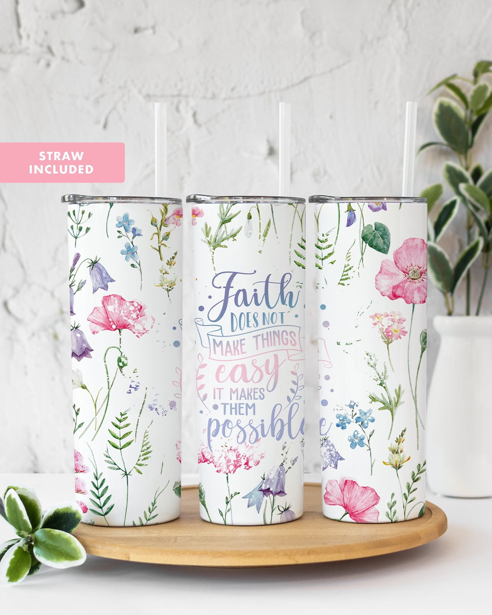 Faith Tumbler Faith Gifts for Women Christian Tumbler - Etsy