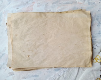 Paper for Correspondence, Custom Aged Card Stock Paper, Hand Antiqued ...