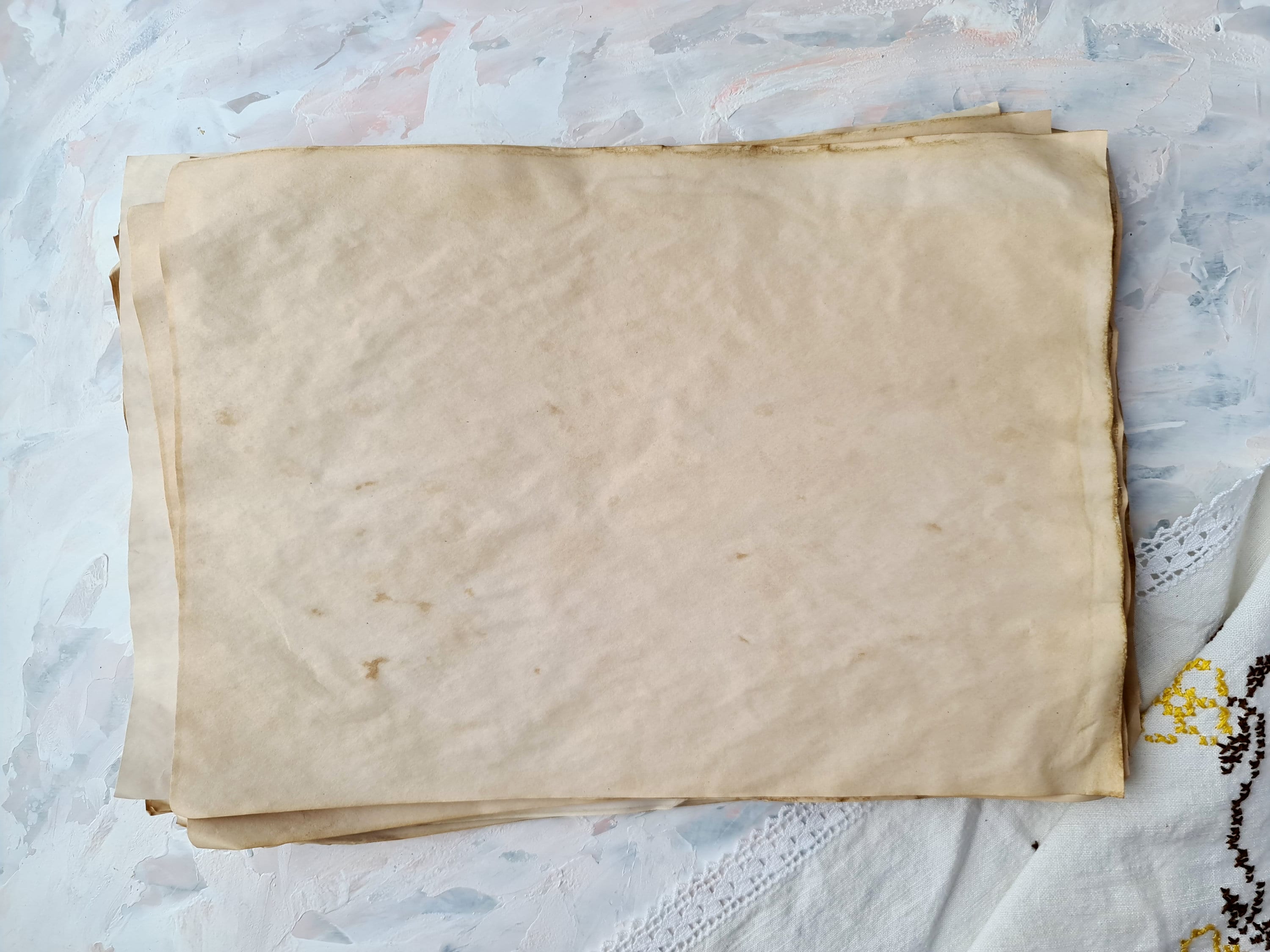 Aged Paper, Paper for Correspondence, Custom Aged Card Stock Paper ...