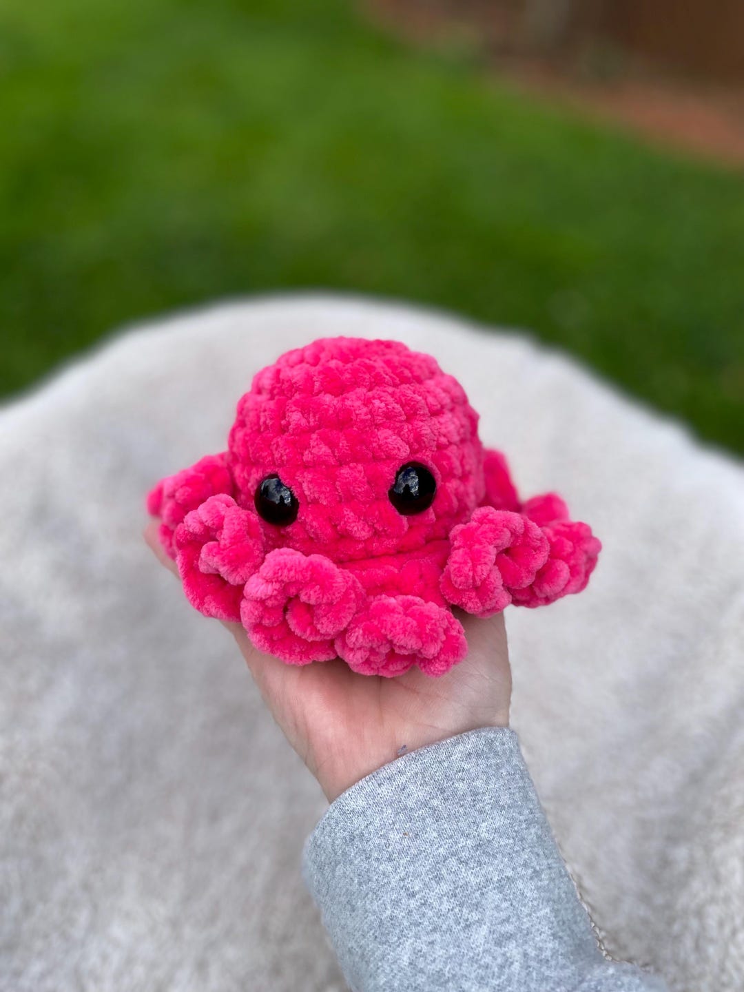 Handmade Mini Crochet Octo Stuffed Animal Amigurumi Toy - Etsy