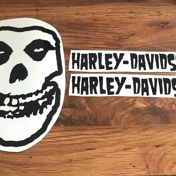 Harley Davidson Tank Decal - Etsy