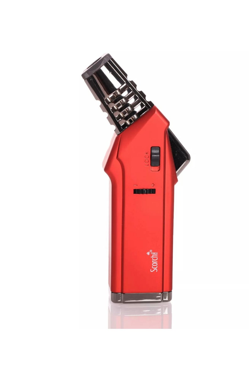SCORCH TORCH Single Flame Butane Refillable Angled Torch Lighter-61603 ...