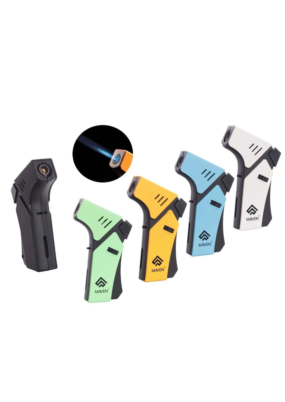 Maven Pro Mini Single Flame Torch Lighter W/ Lock - Etsy