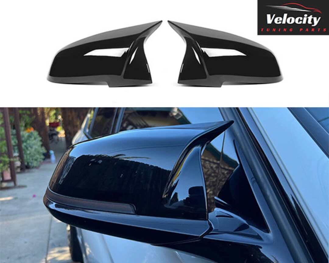M Style Glossy Black Mirror Covers for F30 F31 F32 F33 F34 F36 F20 F21 ...