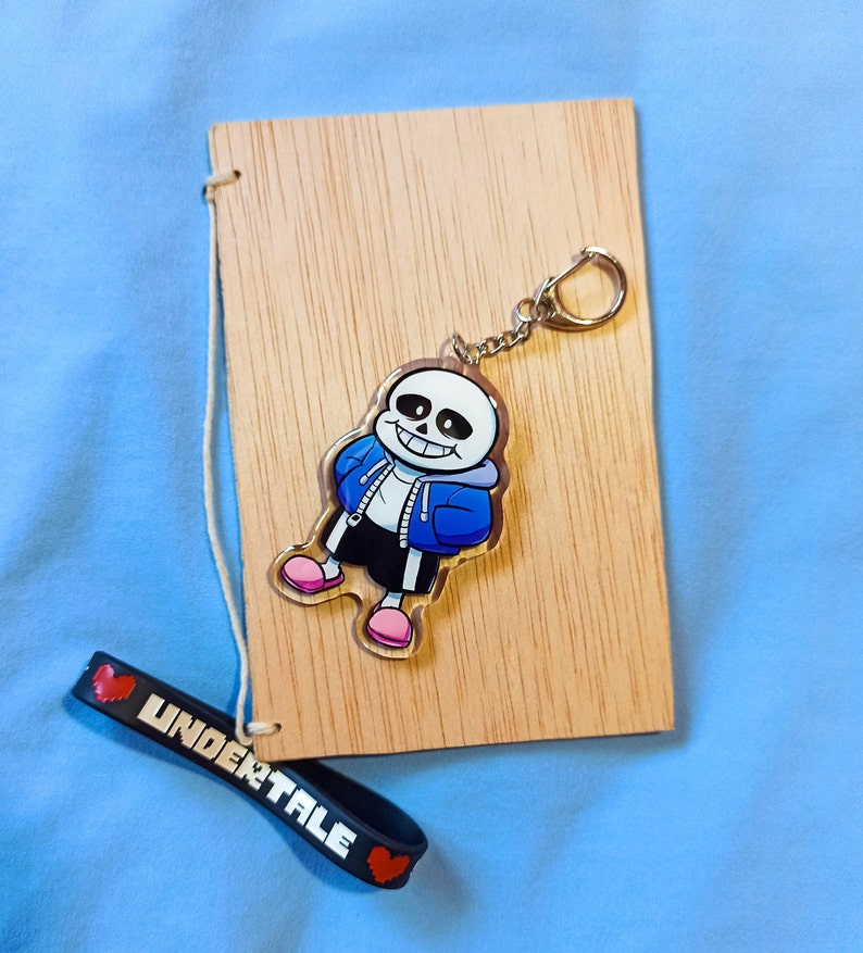 Keychain Undertale sans - Etsy
