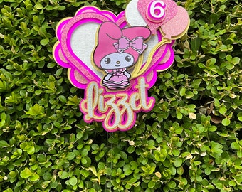 My Melody Dream Cake Topper Kawaii Sanrio Decoration Hello Kitty ...