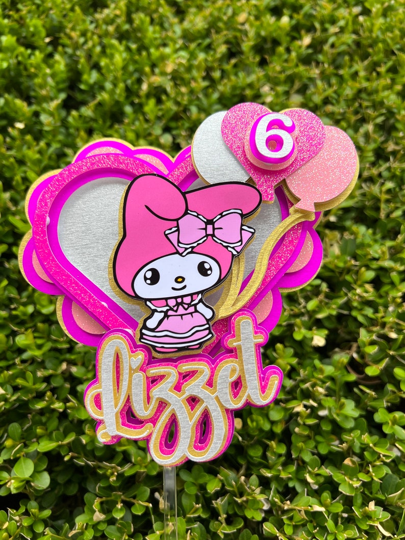My Melody Cake Topper - Etsy