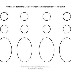 Letter K Koala Printable for Classroom - Cut and Paste Alphabet Craft ...