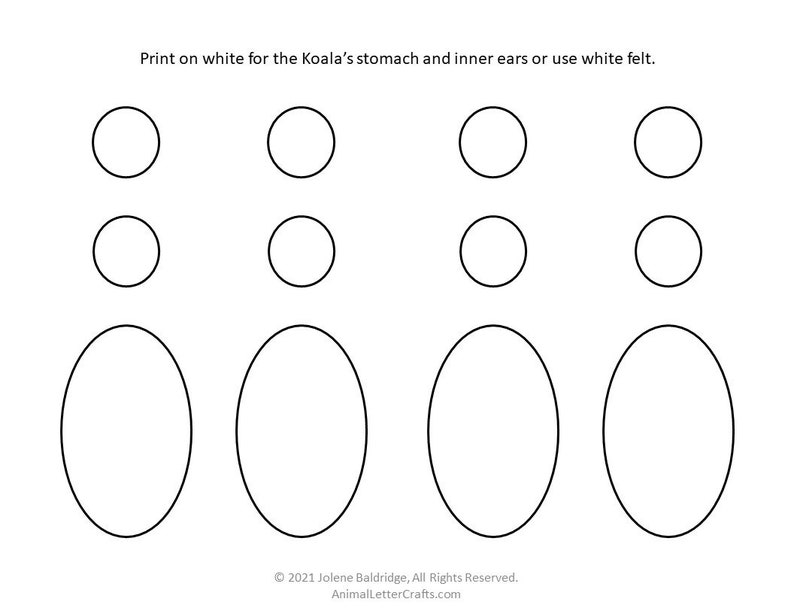 Letter K Koala Printable for Classroom - Cut and Paste Alphabet Craft ...