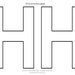 Letter H Horse Printable for Classroom - Cut and Paste Alphabet Craft ...