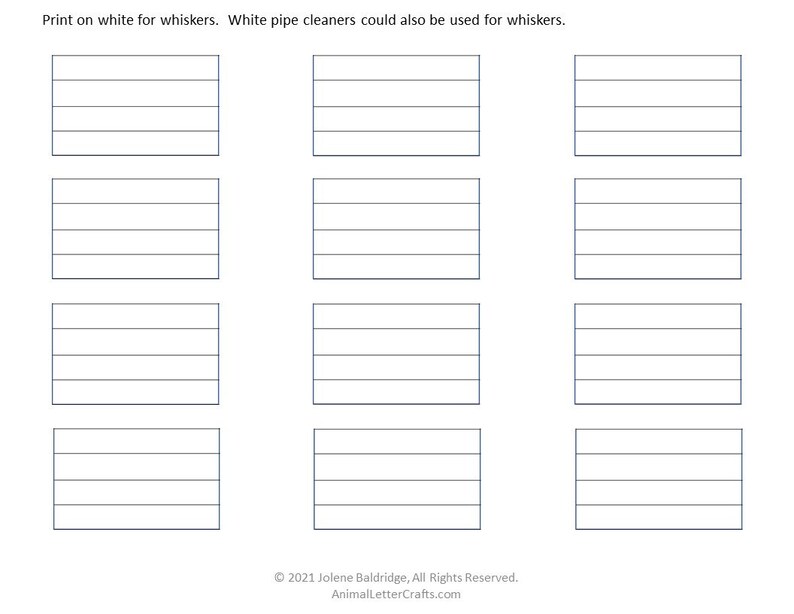 Letter M Mouse Printable for Classroom Cut and Paste Alphabet Craft ...