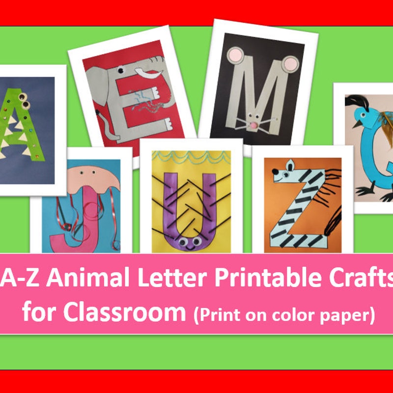 Animal Alphabet - Etsy