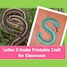 Letter S Snake Craft: Cut & Paste Alphabet Activity (digital Download ...