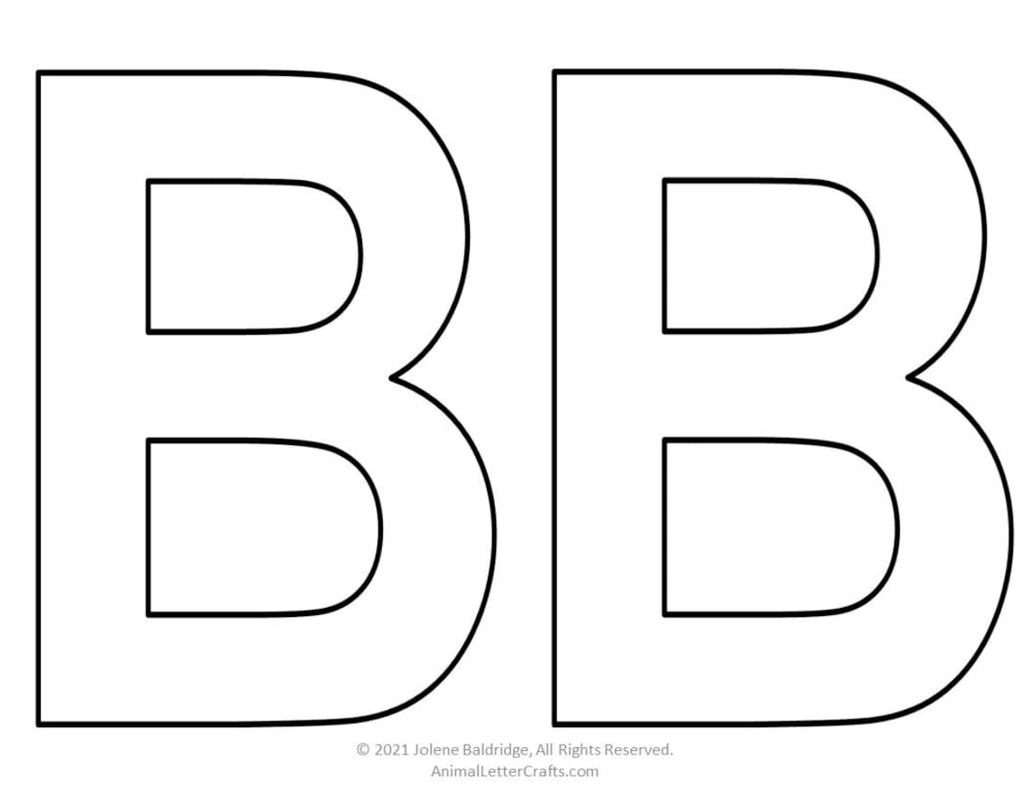 Letter B Bear Craft Printable: Phonics Activity (digital Download) - Etsy