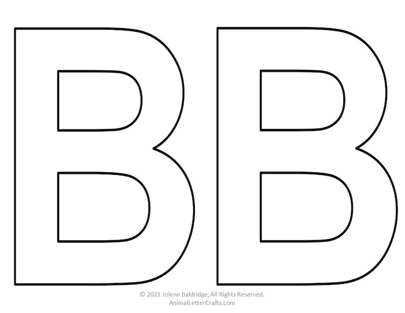 Letter B Bear Craft Printable: Phonics Activity (digital Download) - Etsy