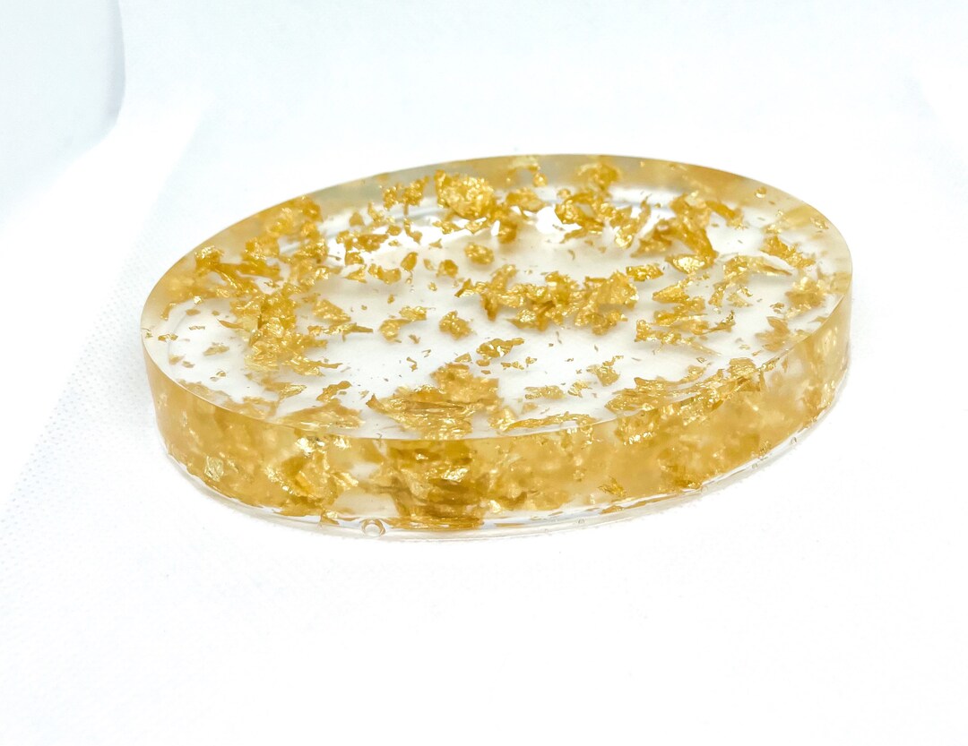 Gold Flakes Soap Dish - Etsy