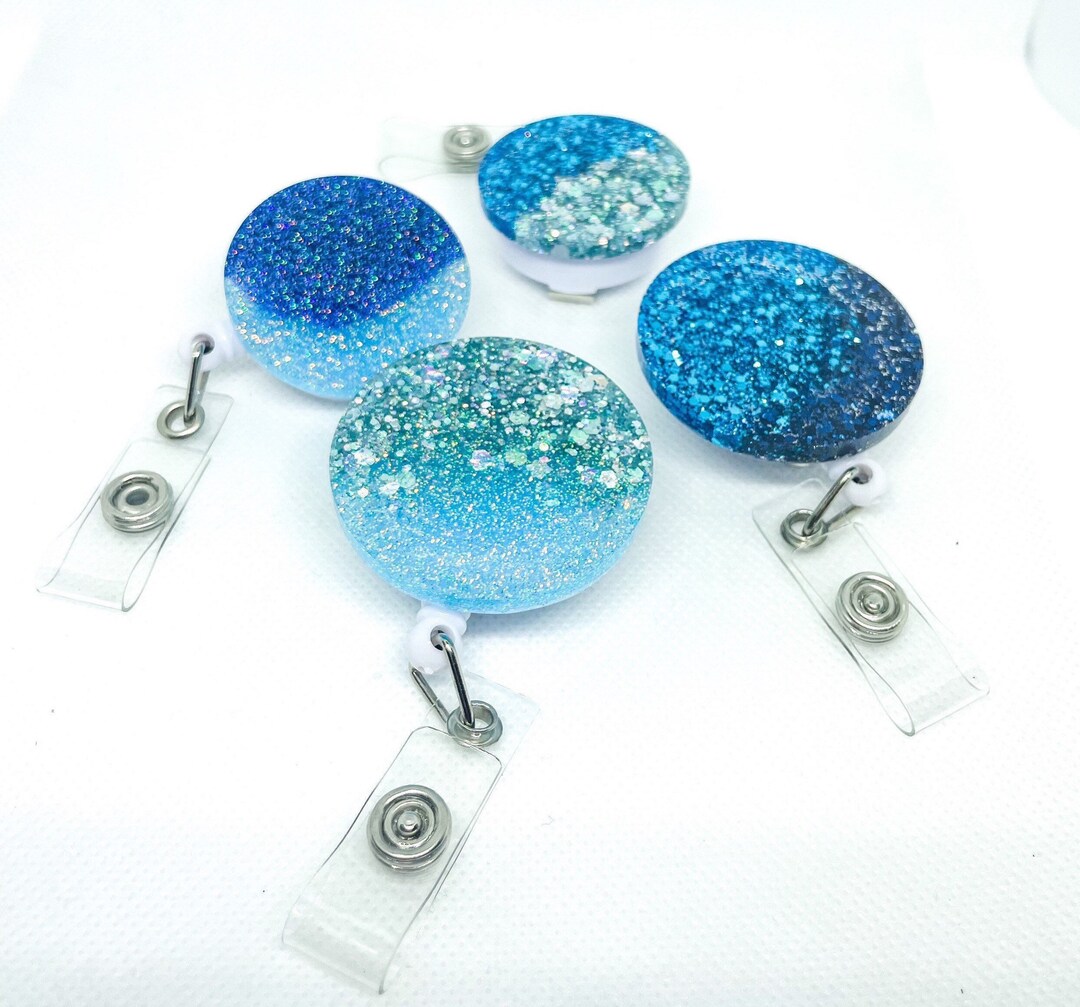 Sparkly Blue Badge Reels!! - Etsy