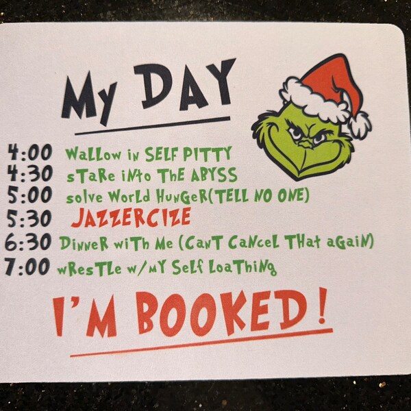 Im Booked Grinch Svg - Etsy