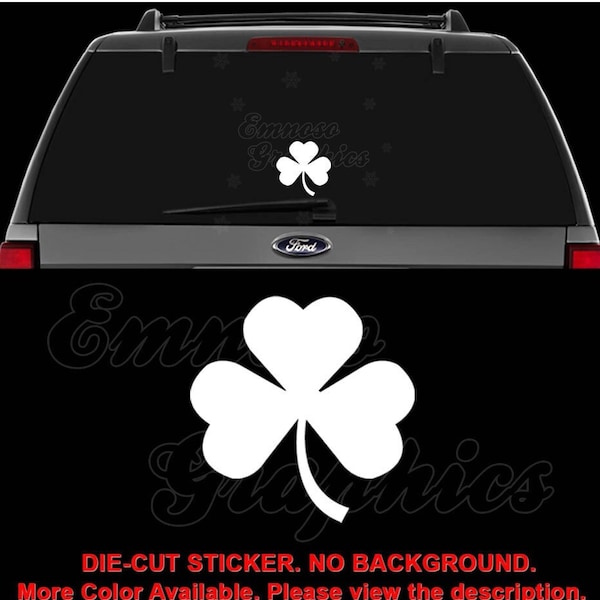 Shamrock Helmet Decal - Etsy