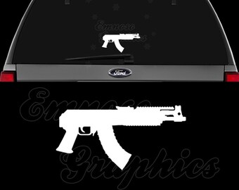 Ak47 Car Sticker - Etsy