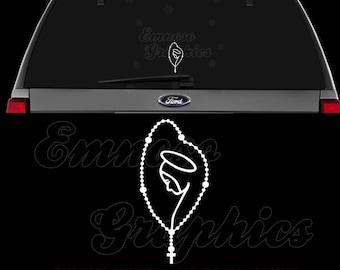 Virgin Mary Bumper Sticker - Etsy