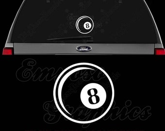 Pool Billiard Decal - Etsy