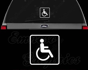 Wheelchair Symbol Sticker - Etsy