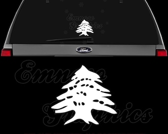 Cedar Tree Decal - Etsy