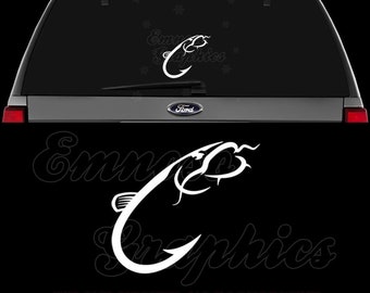 Catfish Decal for Truck - Etsy