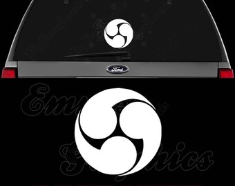 Basque Cross Car Stickers - Etsy