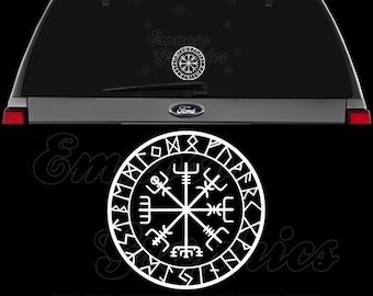 Viking Compass Car Decal - Etsy