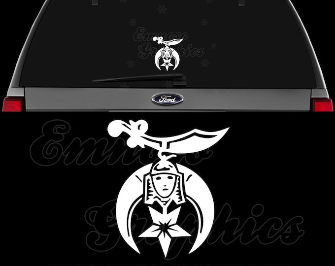 Shriner Symbol Vinyl Decal Sticker - Etsy