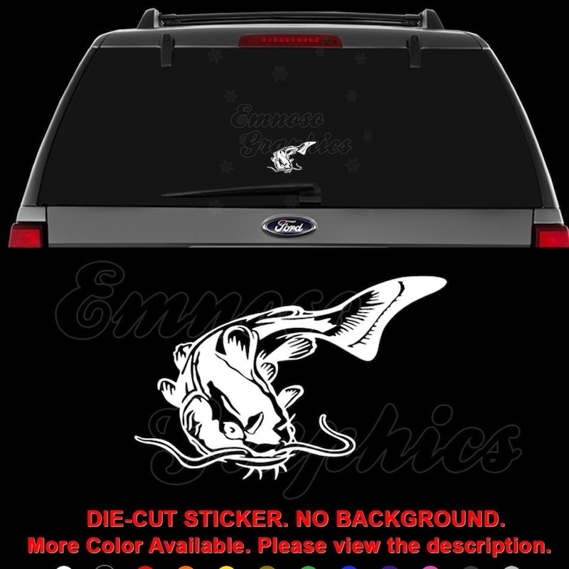 Catfish Car Decals - Etsy